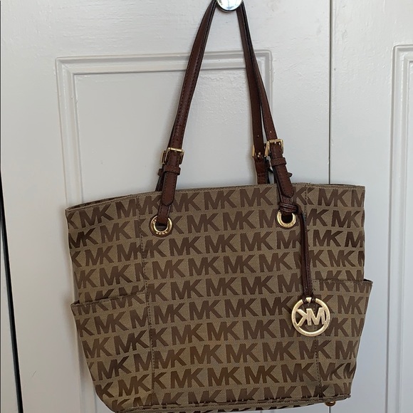 Michael Kors | Bags | Michael Kors Monogram Tote | Poshmark